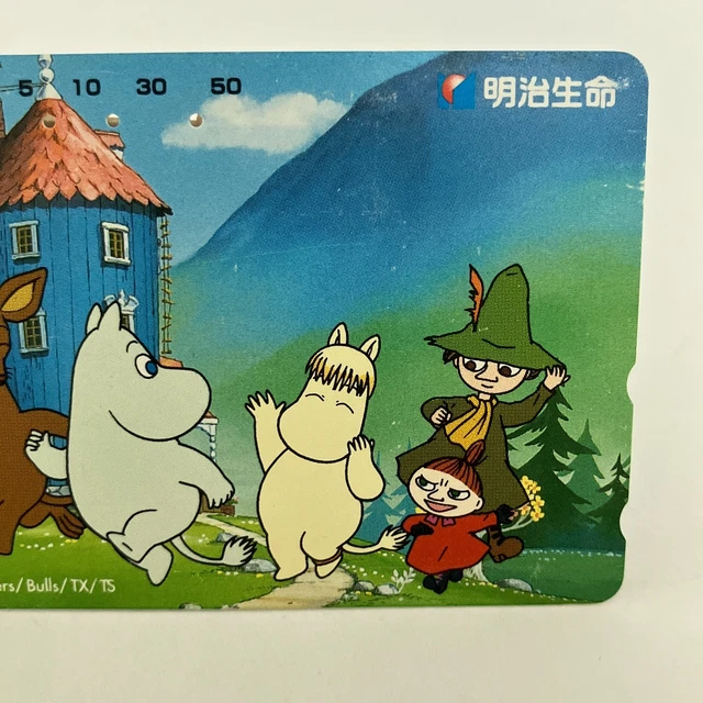 MOOMIN 1990 BULLS prepaid telephone card rare Japan meijiseimei £13.62 ...