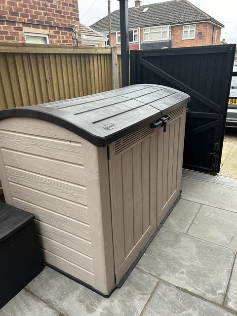KETER STORE IT Out Ultra 2000L Plastic Lockable Garden and Bike Storage ...