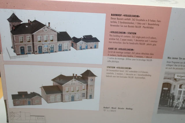 FALLER 110121 GEBÄUDEBAUSATZ Bahnhof Vogelsheim Spur H0 OVP EUR 91,95 ...