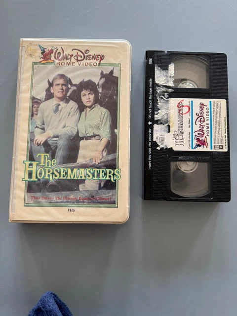 WALT DISNEY THE Horsemasters VHS as is use for parts as flim has damage ...