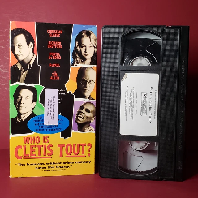 VHS WHO IS Cletis Tout? - Demo promo screener - Christian Slater ...