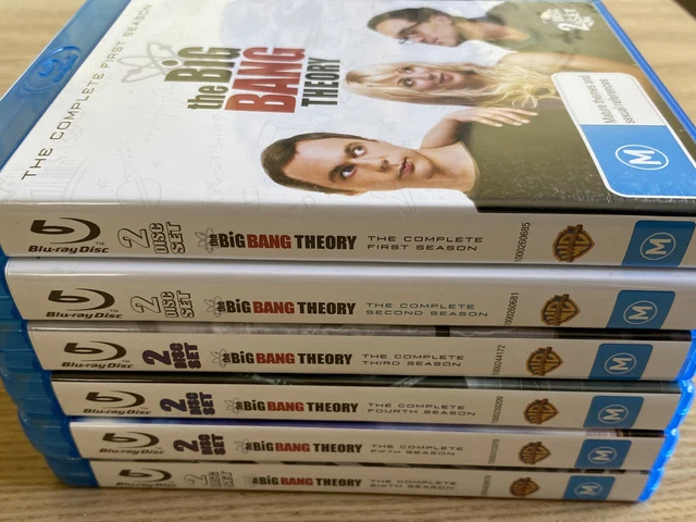 THE BIG BANG THEORY BLU-RAY SEASONS 1 2 3 4 5 6 DVD Bulk Lot Pal ...