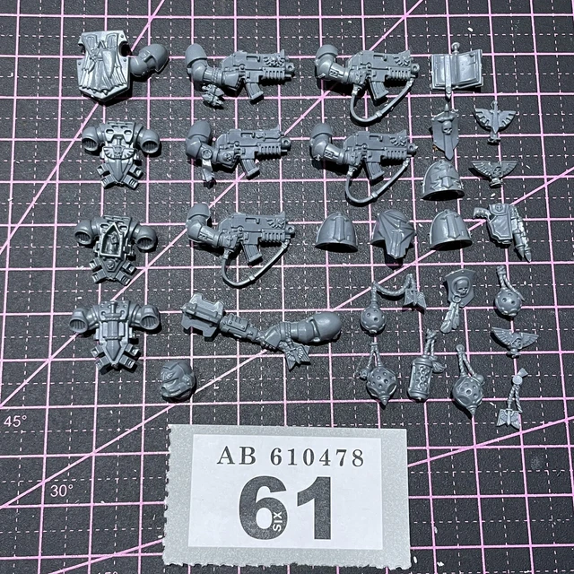 DARK ANGELS SPACE Marine Veteran Bolters/Backpacks/Shield Warhammer 40k ...