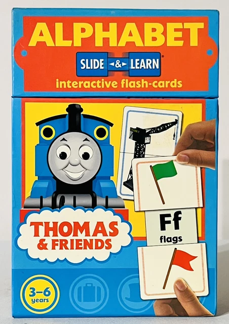 THOMAS & FRIENDS Alphabet Slide and Learn Interactive Flash-Cards Age 3 ...