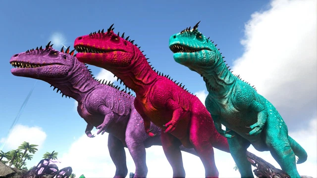 ARK SURVIVAL EVOLVED New Dino CARCHARODONTOSAURUS PS4 PS5 PVE Official ...