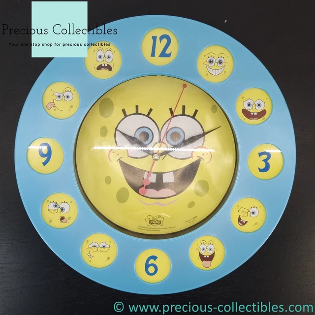 EXTREMELY RARE! VINTAGE SpongeBob SquarePants clock £237.09 - PicClick UK