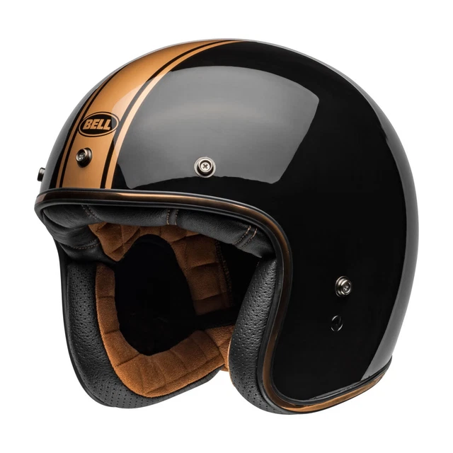 CASQUE JET CAFE Racer BELL Custom 500 22.06 Rally Noir Bronze Poli EUR ...