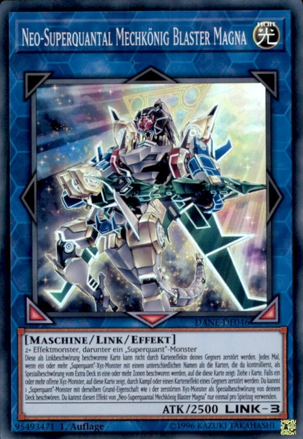 YUGIOH DANE-DE046 - Néo-Superquantal Mechkönig Blaster Magna EUR 1,00 ...
