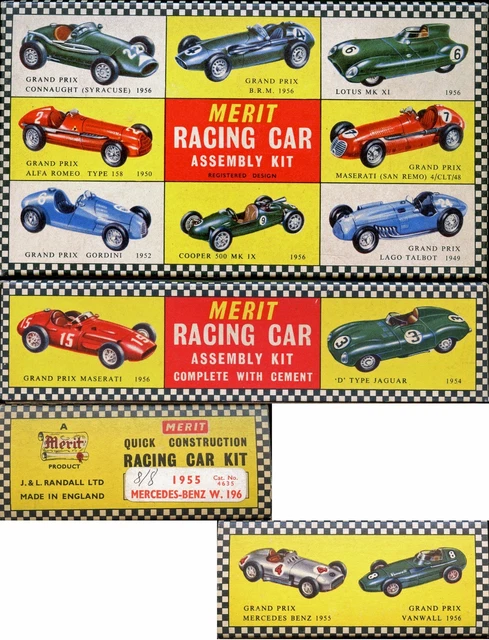 MERIT 4635 1955 MERCEDES-BENZ W196 F1 racing car 1/24 plastic model kit ...