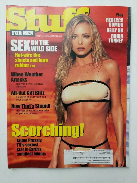 1999 December Stuff Magazine Jaime Pressly Cover 9 55 Picclick Uk