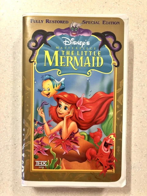 WALT DISNEY THE Little Mermaid VHS Movie 1998 Masterpiece Special Edition - £5.41 - PicClick UK