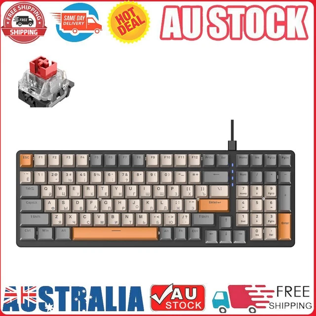 K3 MECHANICAL KEYBOARD LED Backlight 100 Keys Gaming Keyboard USB ...