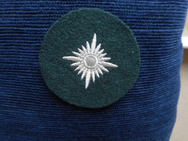 WW2 GERMAN OBERSCHUTZE Rank Star Heer / Army on green cloth FREEPOST £4 ...