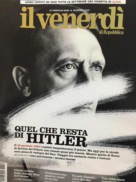 IL VENERDÌ 2023 1819.Adolf Hitler,Andrea Pazienza & Tanino LIberatore,Todd Field EUR 24,99 ...
