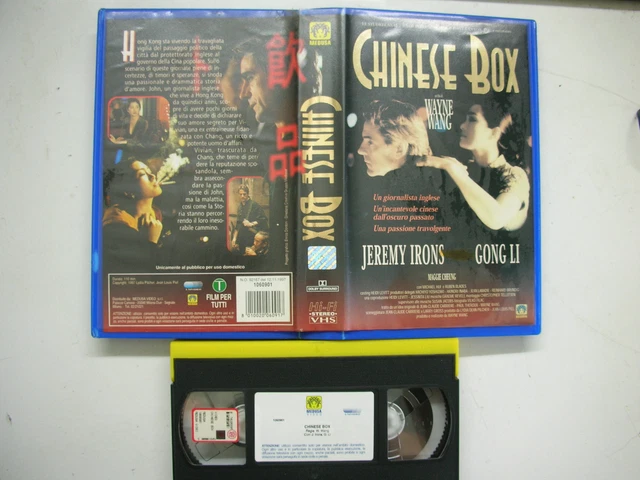 CHINESE BOX, JEREMY Irons Gong Li Wayne Wang Michael Hui 1997 VHS ...