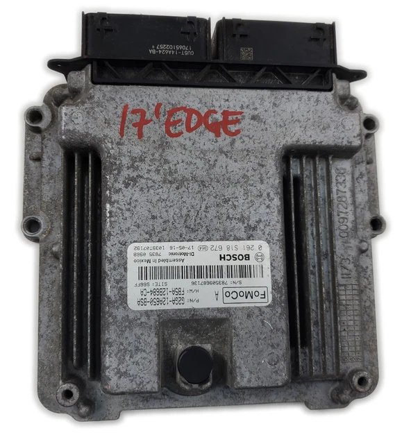 2017 FORD EDGE Engine Computer ECM ECU Control Module FB5A-12B684-CA ...