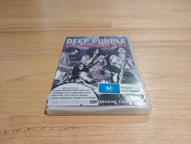 DEEP PURPLE DVD Live In Concert 72-73 $16.95 - PicClick AU