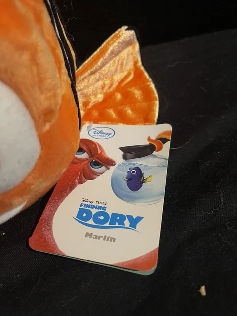 RARE DISNEY STORE Marlin Finding Nemo Plush Soft toy with tags and ...