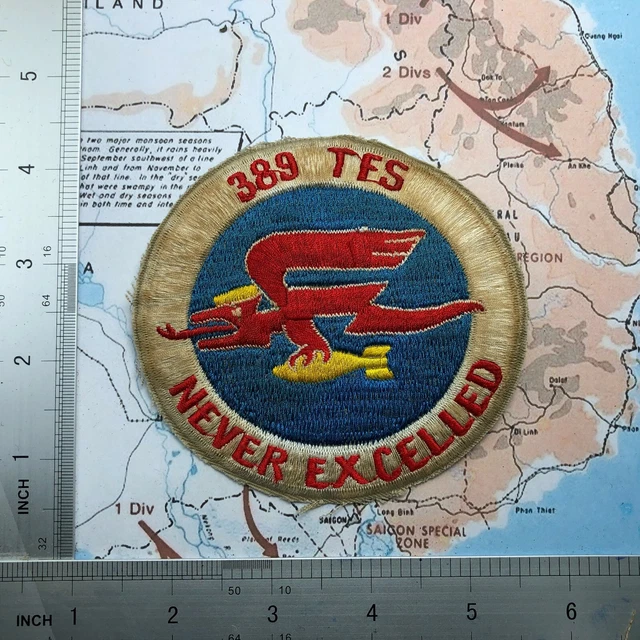 PATCH, 389TH TAC FIGHTER ESCADRON PATCH, 389TH TFS PATCH EUR 13,56 ...