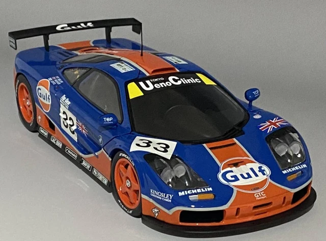 1/18 MCLAREN F1 GTR BMW Motorsport 24H le Mans 1996 33 Gulf Course ...