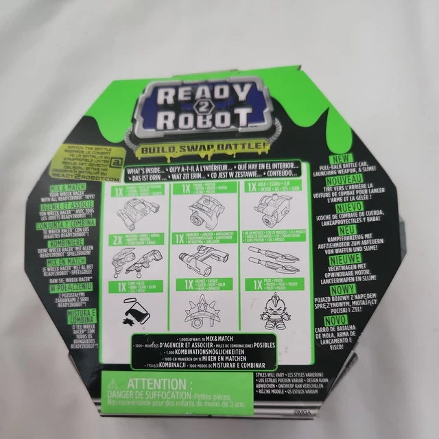 READY 2 ROBOT Wreck Racer Collectible Robot Building Kit with Battle ...