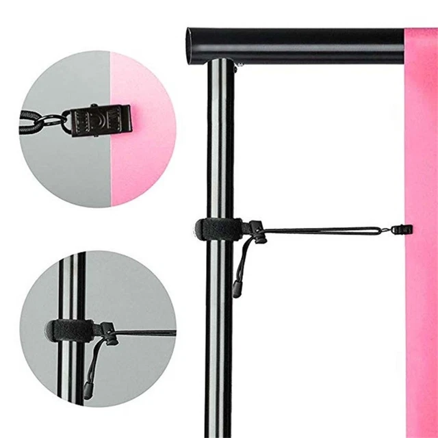 PHOTOGRAPHY BACKDROP SIDE Clip Clamps 20cm Adjustable Elastic Cord For ...