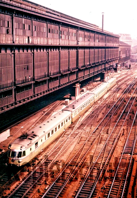 ORIGINAL RAILCAR DIA - SNCF railcar in Paris-Saint-Lazare, 1963 £16.65 ...