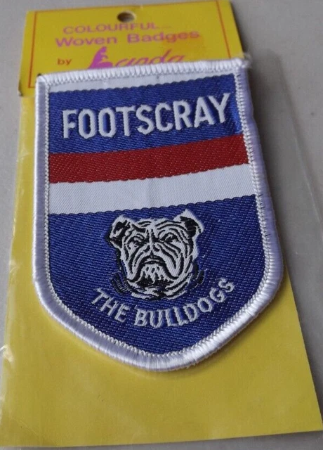 VFL PATCHES FOOTSCRAY Bulldogs $29.99 - PicClick AU