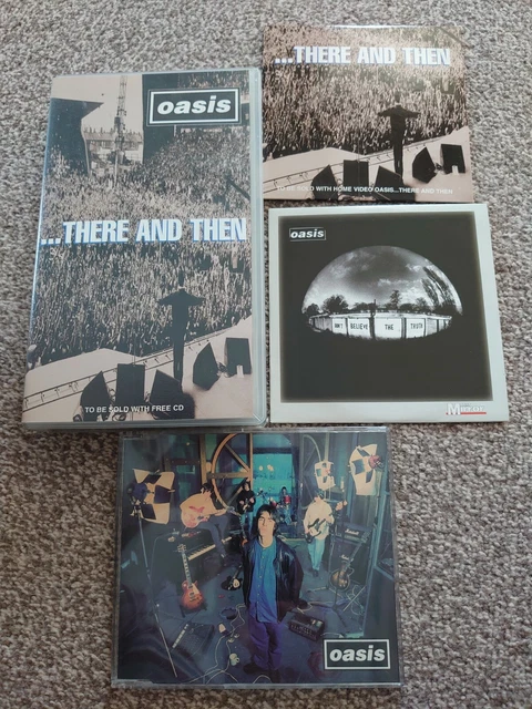 OASIS THERE AND then VHS and cd bundle £20.00 - PicClick UK
