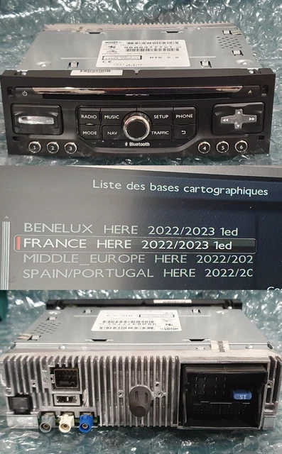 AUTORADIO GPS RNEG2 RT6 CITROEN, PEUGEOT option CAMERA DE RECUL REF ...