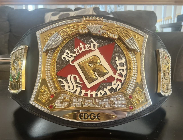 WWE EDGE RATED-R Spinner Championship Replica Title Belt $1,250.00 ...