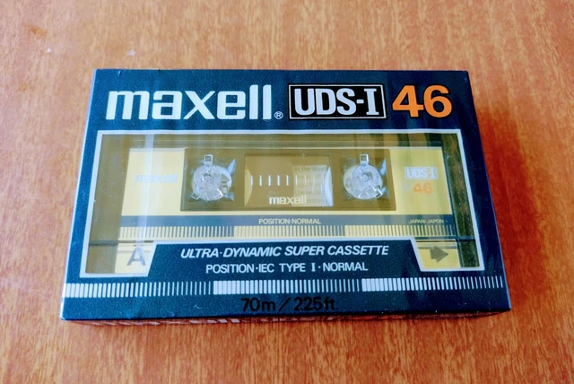 MAXELL UDS-I 46 1985 Ieci/Typei Audio Cassette Tape New Sealed Ultra Rare £28.04 - PicClick UK