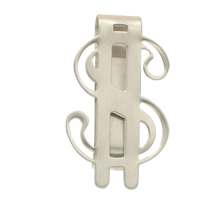MONEY CLIP CASH Holder Paper Clip Money Storage Clamp Bill Fixing Clip ...