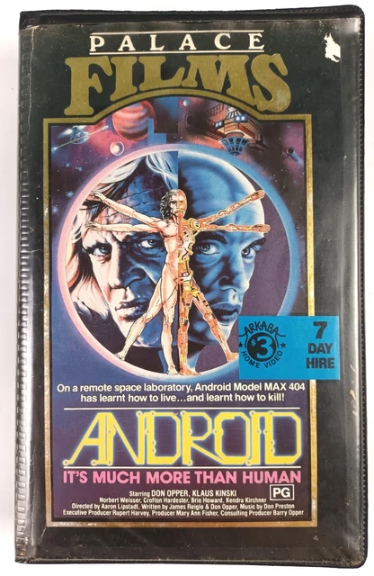 ANDROID VHS PAL Original Palace Clamshell Big Box Case. Good £64.40 ...