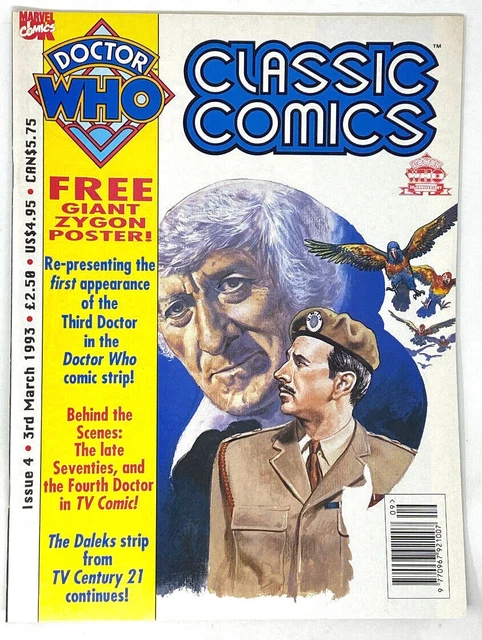 DOCTOR WHO - Classic Comics - Issue # 4 - March 3, 1993 (Marvel Comics ...