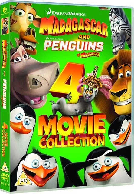 MADAGASCAR & PENGUINS of Madagascar: The 4-Movie Collection (DVD) [2018 ...