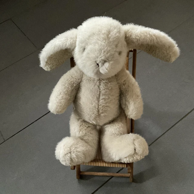 VINTAGE MOTHERCARE RABBIT Soft Toy & Deck Chair £21.99 - PicClick UK