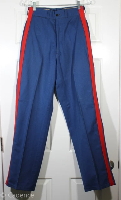 US WW2 USMC Marine Corps Dress Blues Named Pants Trousers 27 X 33 J582 ...