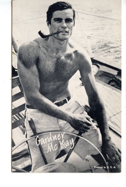 ACTOR GARDNER MCKAY-HANDSOME Beefcake TV Star-Vintage Exhibit Arcade ...