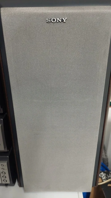 SONY SPEAKER SYSTEM Pair - Brown (SS-S9) Speakers Only 18 And A Half ...