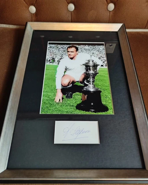 ALFREDO DI STEFANO Original Hand Signed Framed New AS Authentication ...