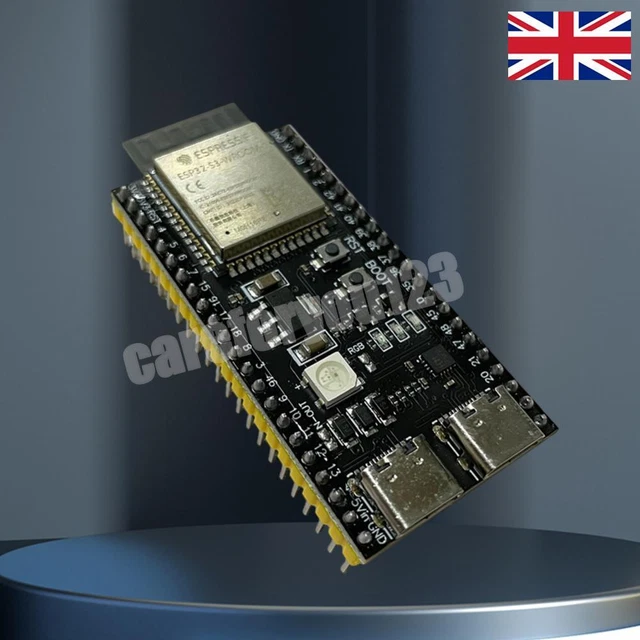 ESP32/ ESP32-S3/ESP32-C3 DEVELOPMENT Board Dual Type-C (N16R8 Welded) EUR 8,09 - PicClick IT