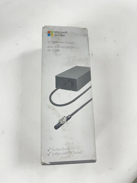 MICROSOFT SURFACE 127W Power Supply Model 1932 NEW IN DAMAGED BOX STILL ...