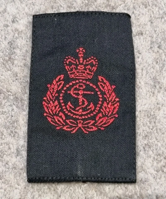 ORIGINAL BRITISH MILITARY Issue Royal Navy Chief Petty Officer Patch ...
