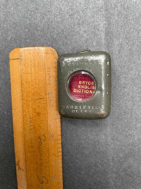 C.1901 LE PLUS PETIT DICTIONNAIRE DU MONDE DAVID BRYCE LIVRE MINIATURE ...