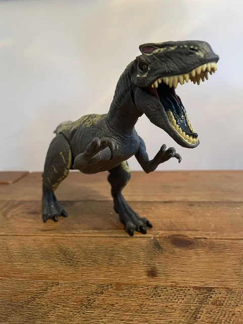 JURASSIC WORLD ROARIVORES Allosaurus Sound And Move Dinosaur Mattel ...