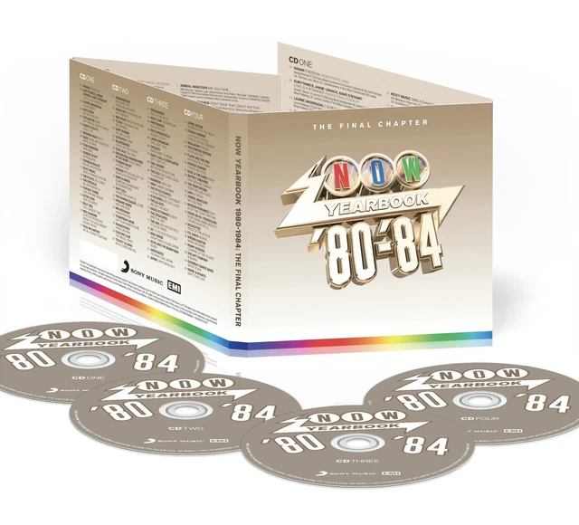 NOW YEARBOOK 1980 - 1984 CD (2022) 4 Disc Box Set Thats What I Call ...