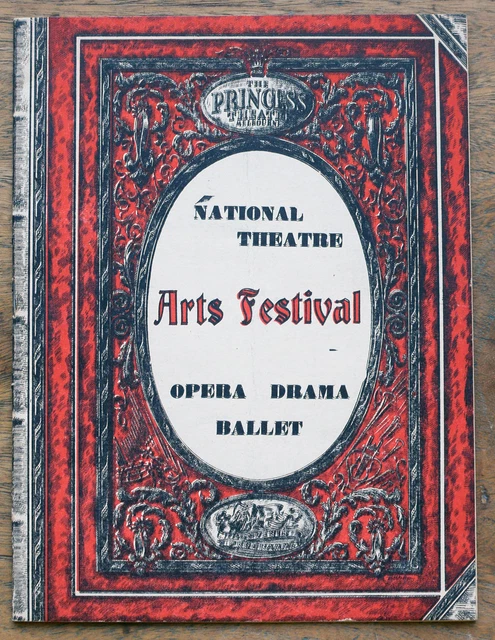 OLD PROGRAMME PRINCESS National Theatre Arts Festival 1952 The Masked ...