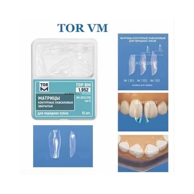 DENTAL CLEAR MATRIX TOR VM Matrice Anterior Matrices BT Fits Bioclear L ...