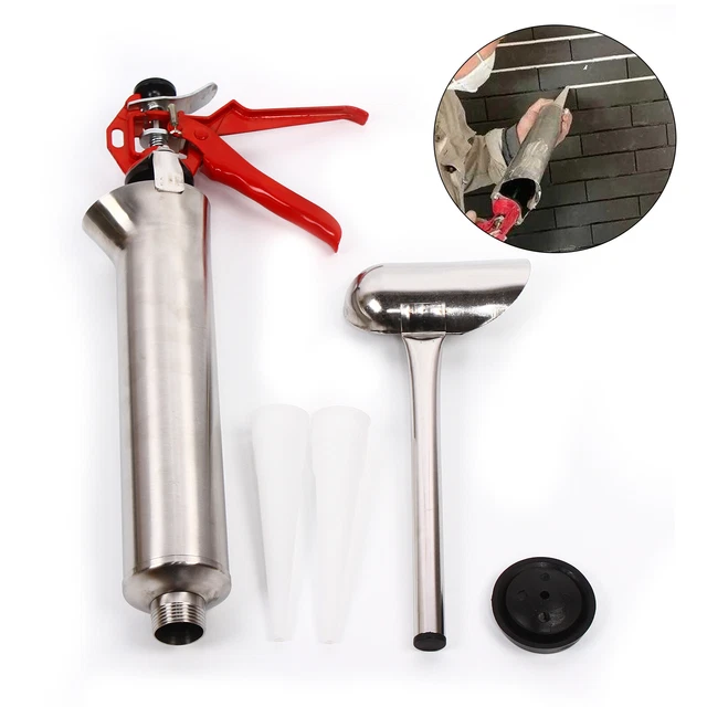 GROUT GUN WITH 2 Buses Mortar Sealing Mortar Mortar Syringe £34.20 ...